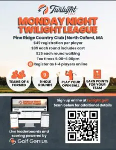 Public GOLF Course MA | Pine Ridge Country Club